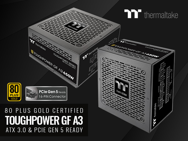 Thermaltake Toughpower GF A3 650W 80+ Gold Full Modular SLI/Crossfile ...